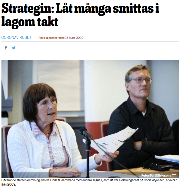 Swedish scientists call for evidence-based policy on COVID-19 – For ...